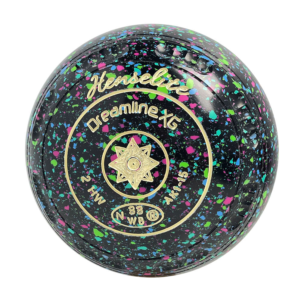 Henselite Dreamline XG Lawn Bowls Size 2 Heavy Gripped - Mystic AK1-15 ...