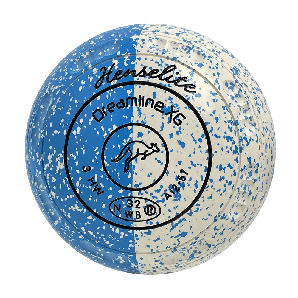 Henselite Dreamline XG Lawn Bowls Size 3 Heavy Gripped - Celeste Duo ...