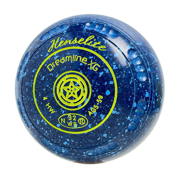 Henselite Dreamline XG Lawn Bowls Size 4 Heavy Gripped - Denim AG5-59 ...