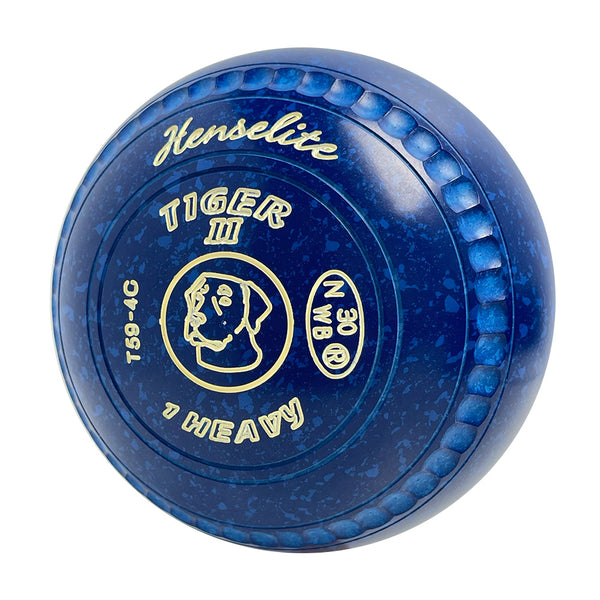 Henselite Tiger II Lawn Bowls Size 1 Heavy Gripped - Midnight T59-4C ...