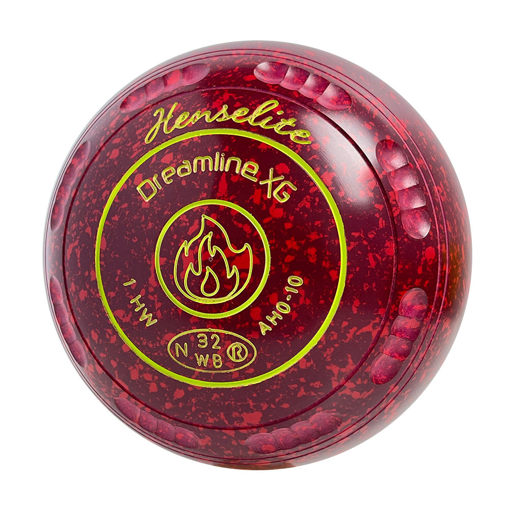 Henselite Dreamline XG Lawn Bowls Size 1 Heavy Gripped - Ruby Rich AH0 ...
